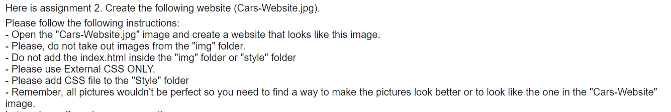 Solved Here is assignment 2. Create the following website | Chegg.com