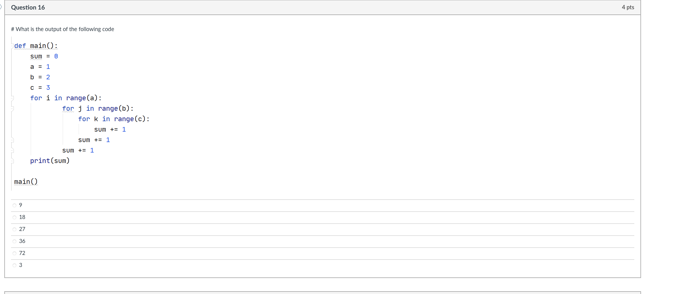 Solved \# What is the output of the following code def | Chegg.com