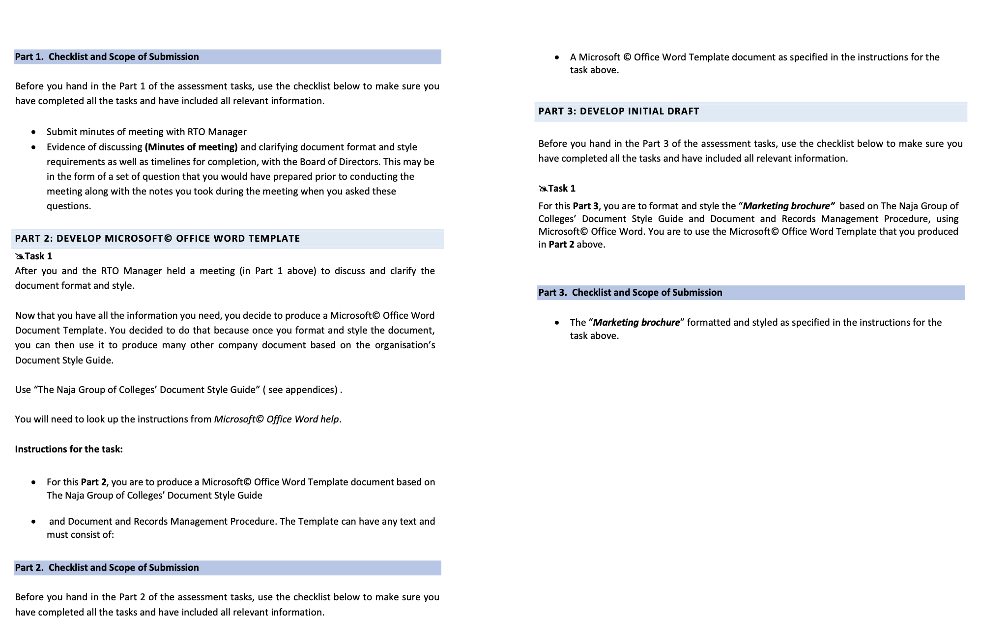Solved Part 1. ﻿Checklist and Scope of SubmissionBefore you | Chegg.com