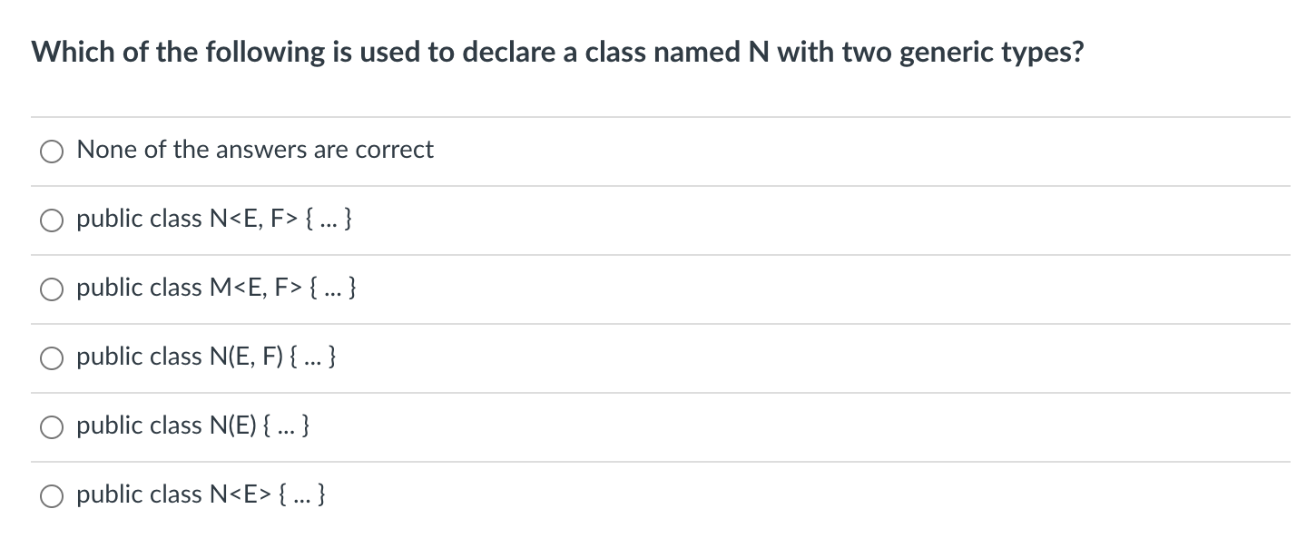 Solved When considering the java.util.ArrayList class, which | Chegg.com