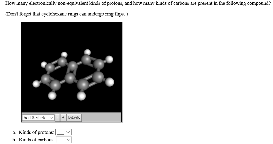 Solved How many electronically non-equivalent kinds of | Chegg.com