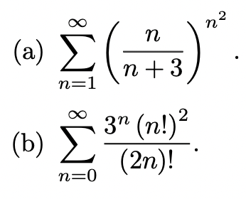 Solved Study the nature of each of the following series, | Chegg.com