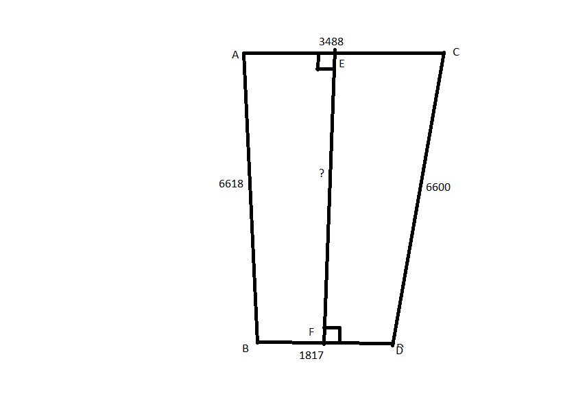 Solved E and F are mid points of lines AC and BD. Also | Chegg.com