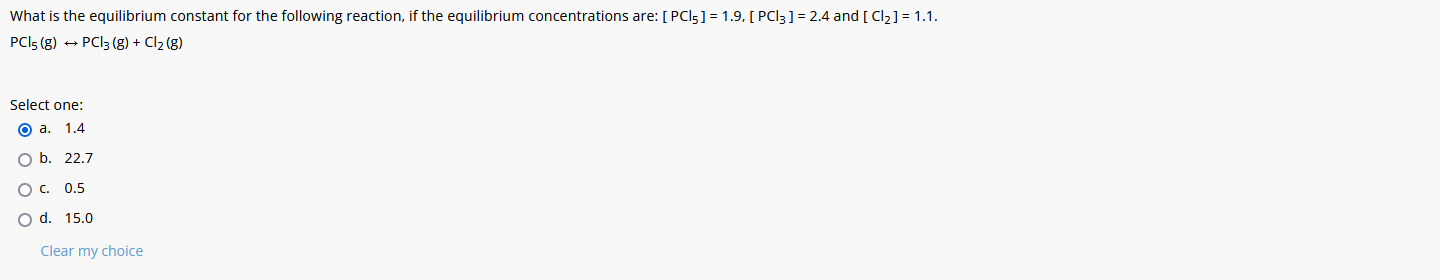 Solved 2SO2( g)+O2( g)↔2SO3( g) Select one: 1 a. 2.6 mol/L | Chegg.com