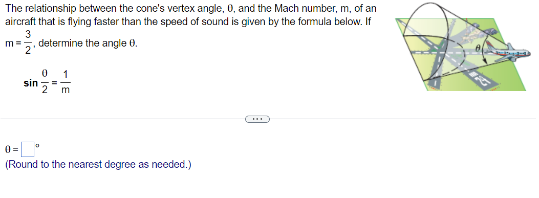Solved The relationship between the cone's vertex angle, θ, | Chegg.com