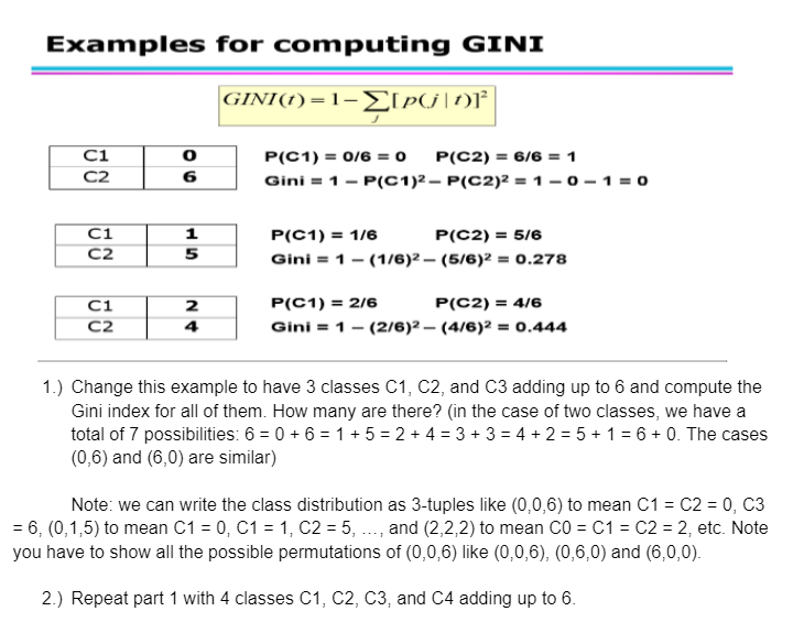 Solved 1.) Change this example to have 3 classes C1,C2, and | Chegg.com