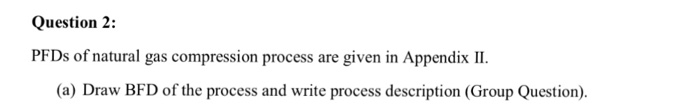 How to draw the BFD ( block flow diagram) from the | Chegg.com