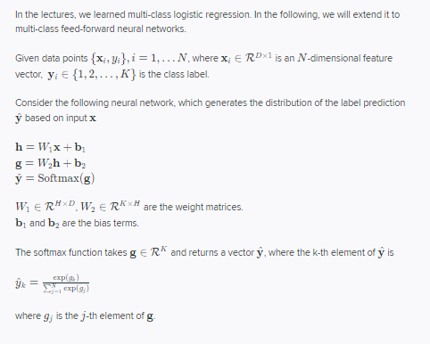 Solved In the lectures, we learned multi-class logistic | Chegg.com