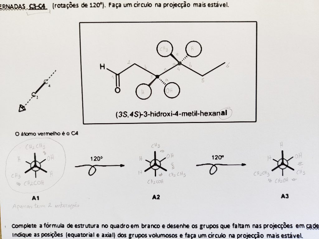 Solved On this exercise, the molecule is | Chegg.com