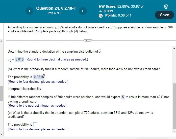 Solved According to a survey in a country, 39% of adults do | Chegg.com
