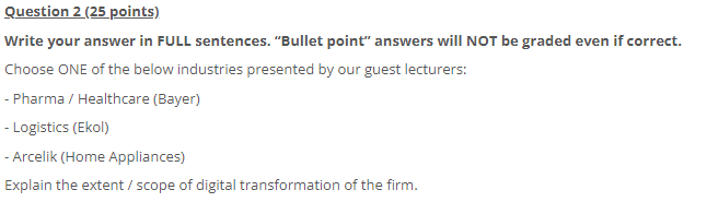 Solved Question 2 (25 points) Write your answer in FULL | Chegg.com