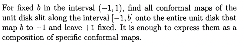 Solved For fixed b in the interval (−1,1), find all | Chegg.com