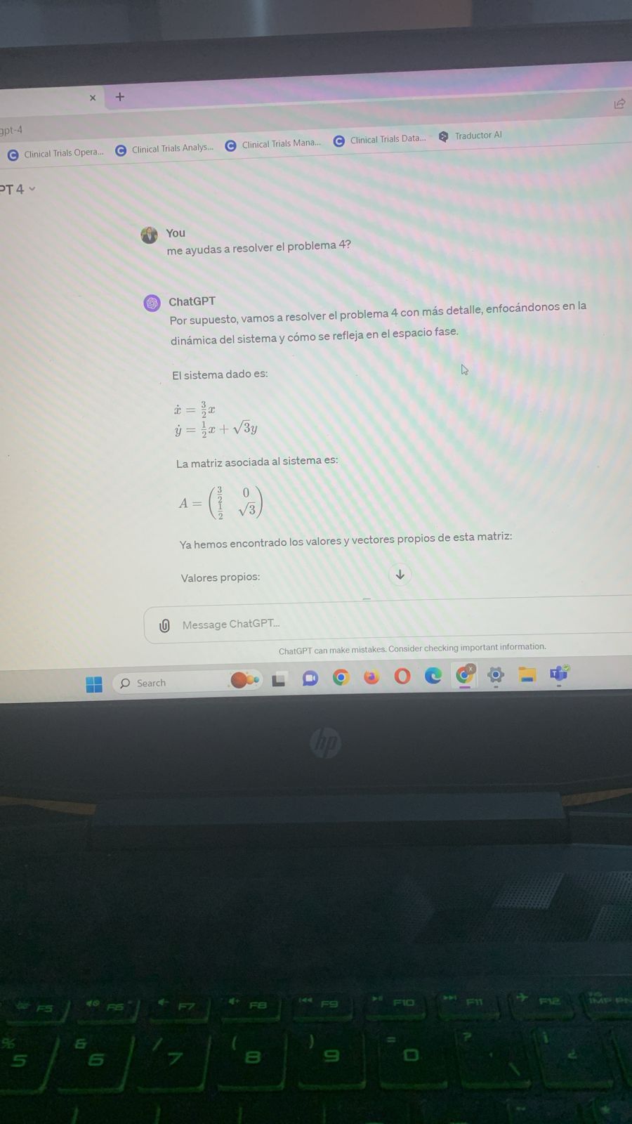 Solved 1. Calcule los valores y vectores propios asociados | Chegg.com