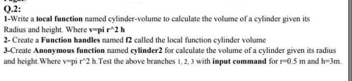 Solved I want to solve this question in MATLAB programming | Chegg.com