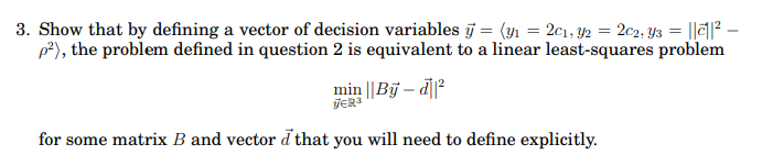 We are looking at a new type of curve fitting | Chegg.com