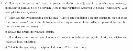 Solved 1. a) How can the active and reactive power | Chegg.com