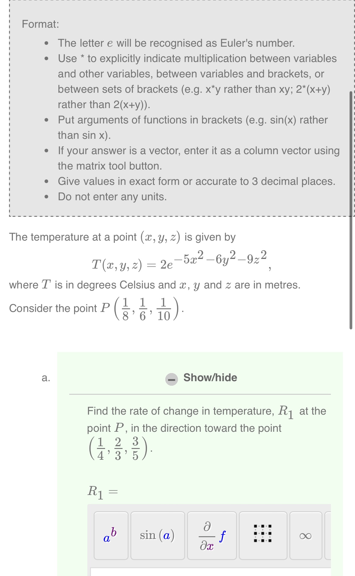Solved Format: - The letter e will be recognised as Euler's | Chegg.com