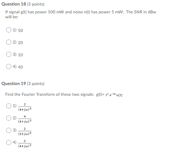 Solved Question 16 (3 points) The purpose of nonlinear | Chegg.com