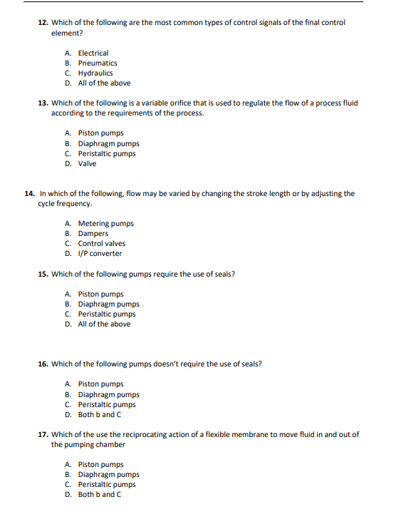 Solved Which of the following are the most common types of | Chegg.com