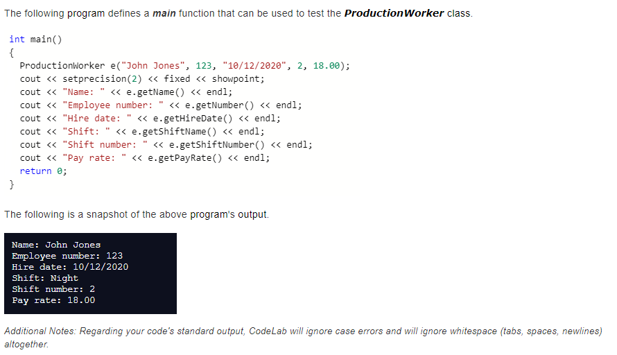 Solved Design a class named Employee. The class should keep | Chegg.com
