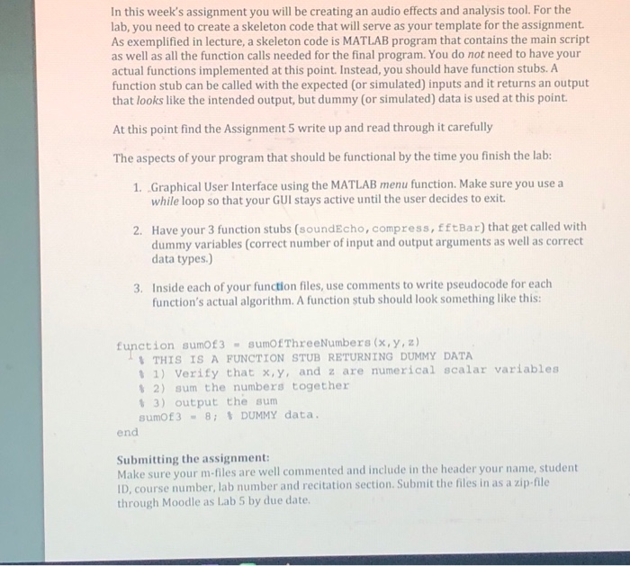 Solved In this week's assignment you will be creating an | Chegg.com