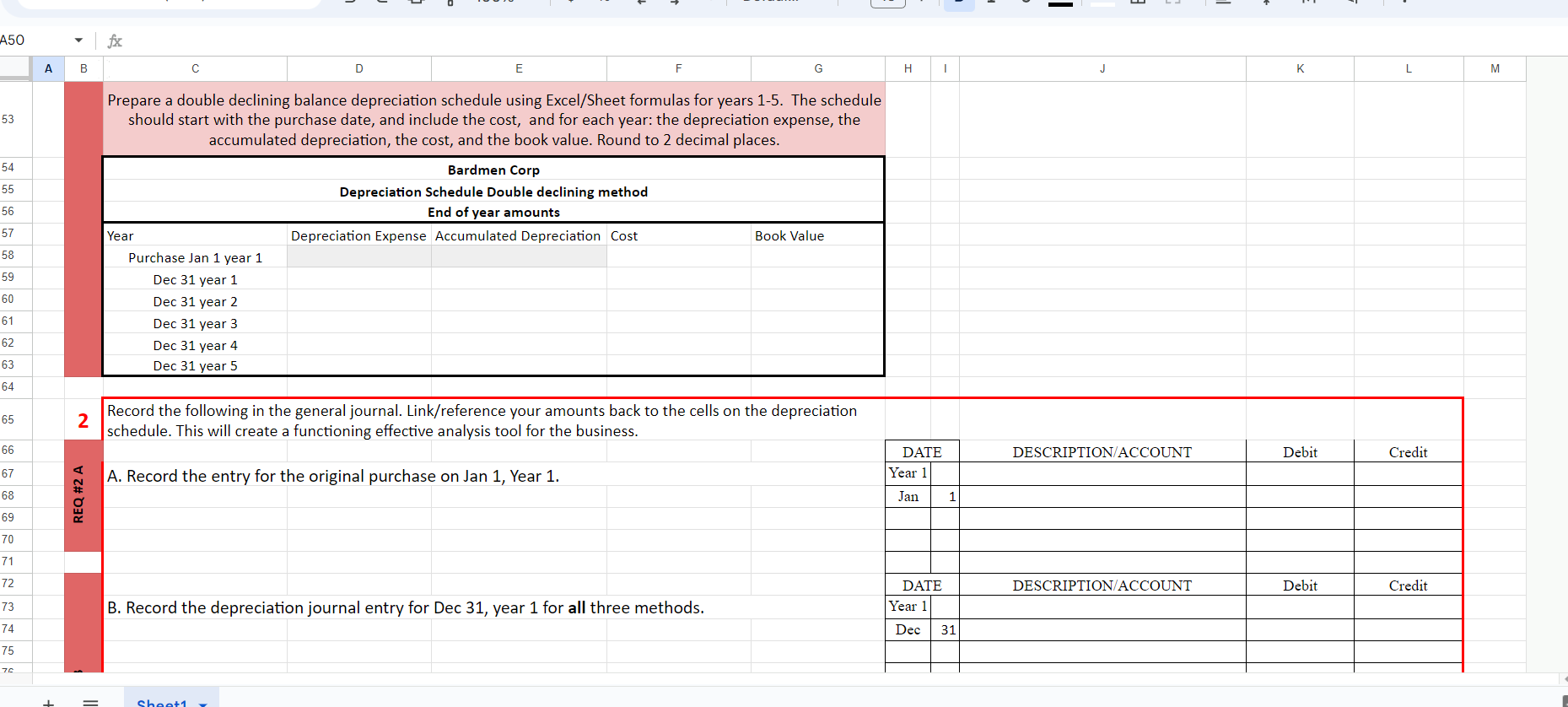 File Edit View Insert Format Data Tools Extensions | Chegg.com