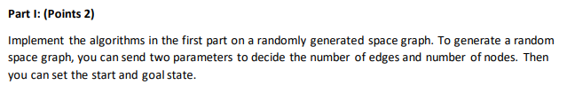 The graph search algorithms are important in Al. This | Chegg.com