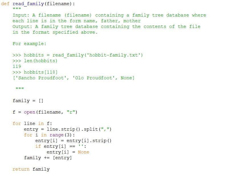 Solved Task B: Cousin Degree (6 Marks) Implement a function | Chegg.com
