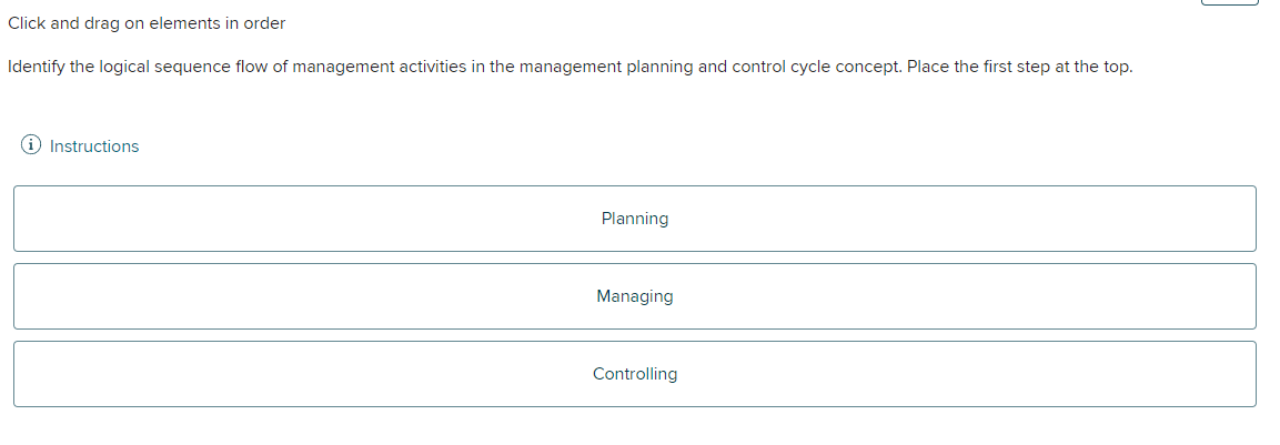Solved Click and drag on elements in orderIdentify the | Chegg.com