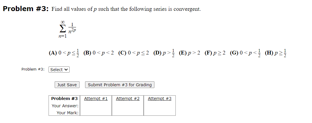 Solved Problem \# 13: Consider the following series. | Chegg.com