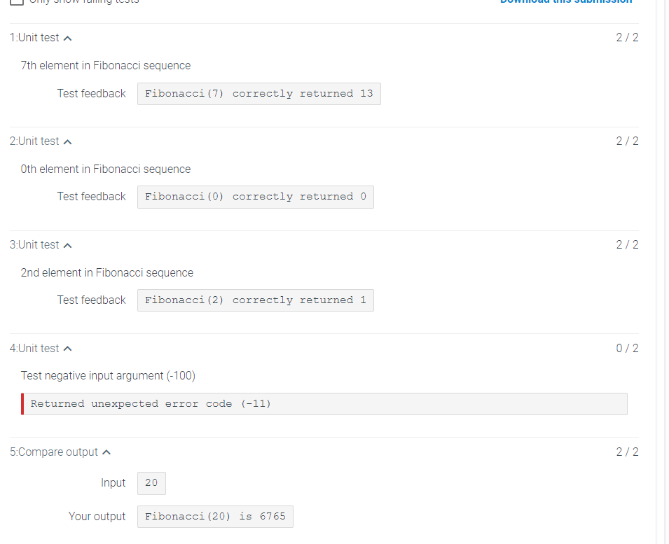 Solved 1010 Lab Fibonacci Sequence Recursion The 