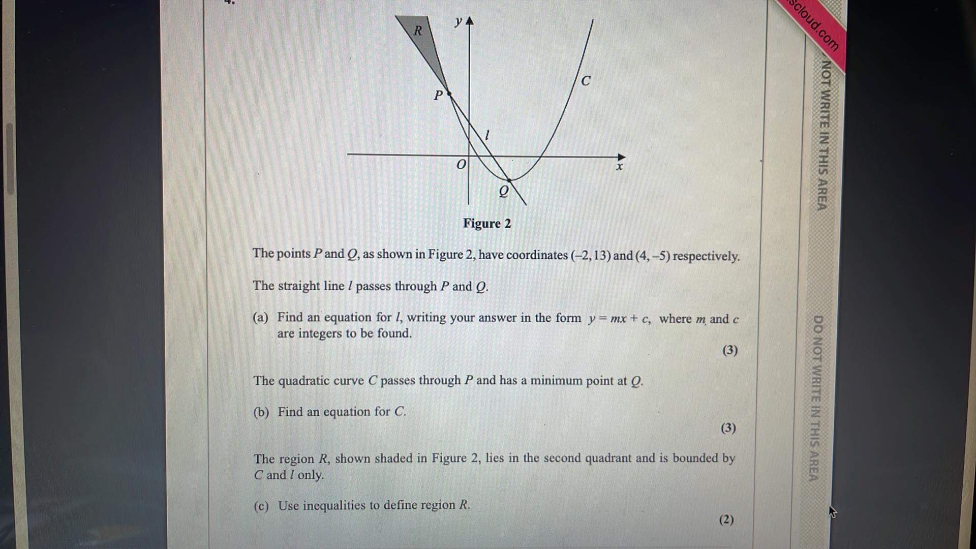 Solved The points P ﻿and Q, ﻿as shown in Figure 2, ﻿have | Chegg.com