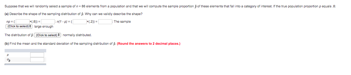 Solved Suppose that we will randomly select a sample of n = | Chegg.com