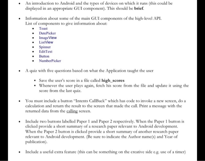 An introduction to Android and the types of devices | Chegg.com