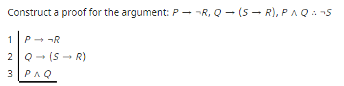 Solved Construct a proof for the argument: (PAQAR: QAP | | Chegg.com