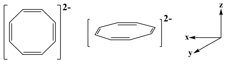 4) The cyclooctatetraenyl dianion ([C8H8]2-) is a | Chegg.com