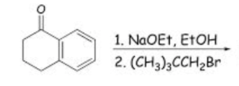 Solved 1. NaOEt, EtOH 2. (CH3)3CCH2Br O 1. 2 equi. NaOET, | Chegg.com