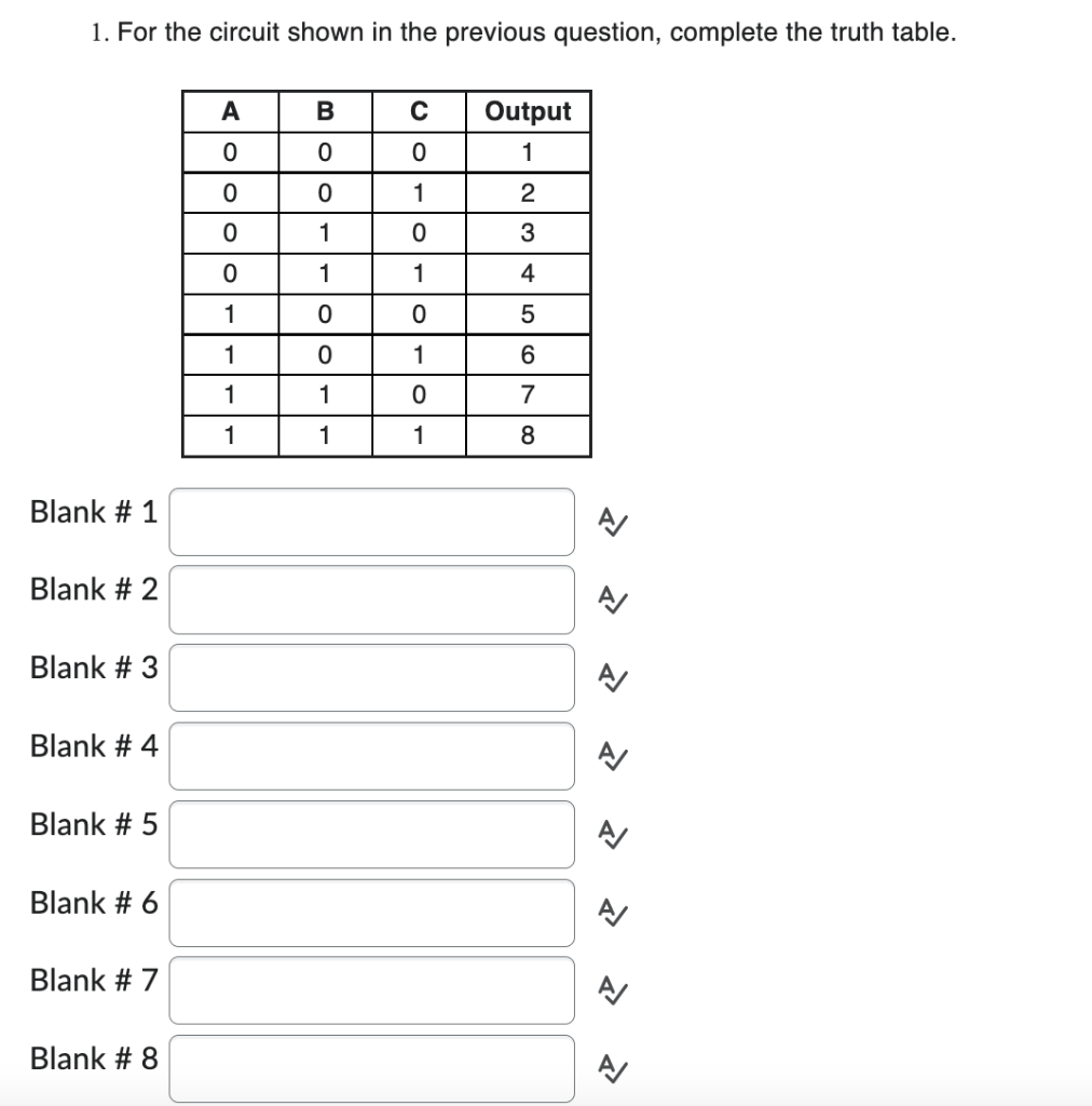 Solved 1. For the circuit shown in the previous question, | Chegg.com