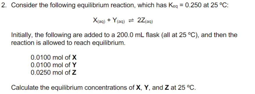 Solved Consider the following equilibrium reaction, which | Chegg.com