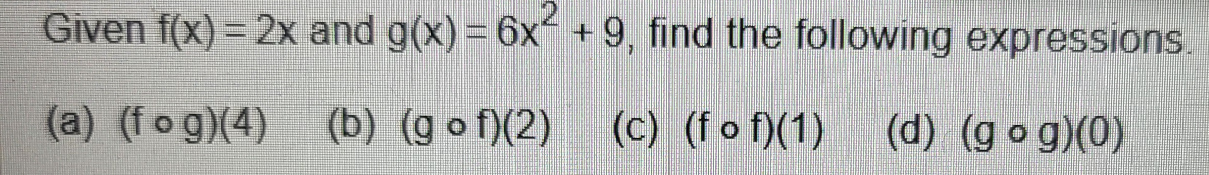 Evaluate each expression using the graphs of y=f(x) | Chegg.com