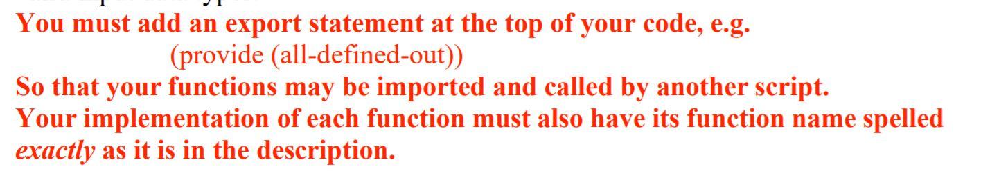 Solved You must add an export statement at the top of your | Chegg.com