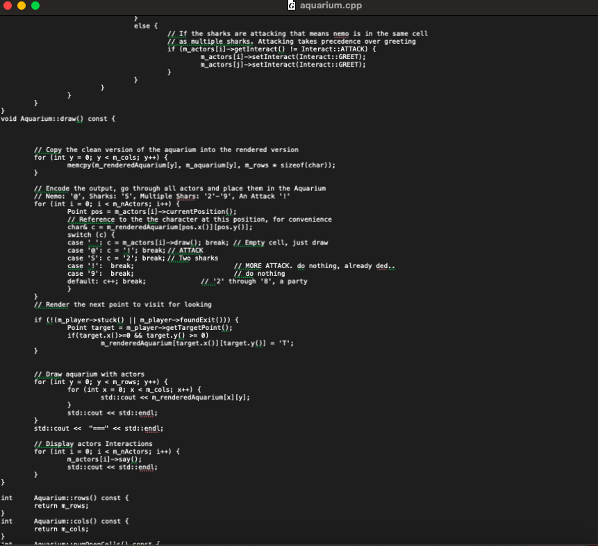 Solved Programming Project 4: Breadth First Finding Nemo | Chegg.com