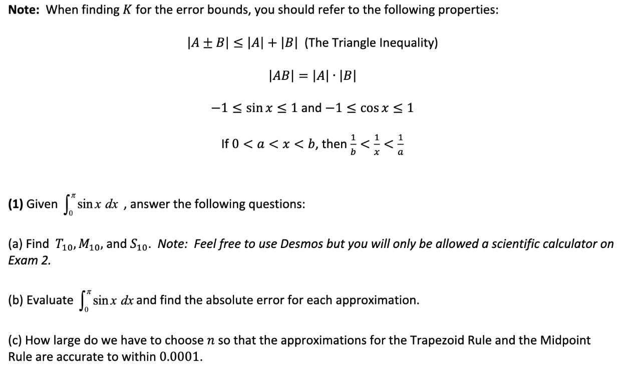Solved ∣a±b∣≤∣a∣ ∣b∣ The Triangle Inequality