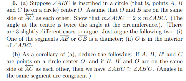 Solved So the remaining problems all concern Euclidean | Chegg.com