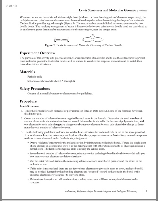 Solved 5 of 10 Pre-Laboratory Assignment Section- Lewis | Chegg.com Solved 5 of 10 Pre-Laboratory Assignment Section- Lewis | Chegg.com