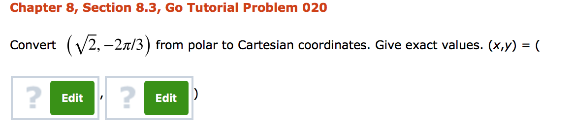 Solved Chapter 8, Section 8.3, Go Tutorial Problem 020 | Chegg.com