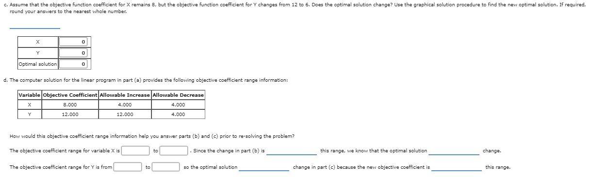 Solved Consider the following linear program: Min 8X + 12Y | Chegg.com