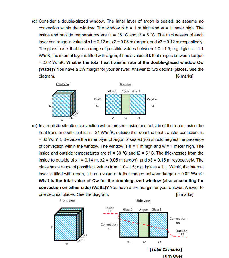 Solved Q1 These questions deal with conduction and | Chegg.com