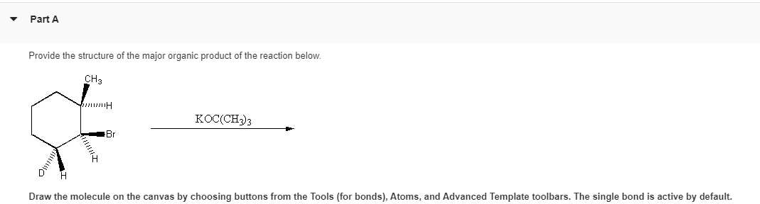 Solved Part AProvide the structure of ﻿the major organic | Chegg.com