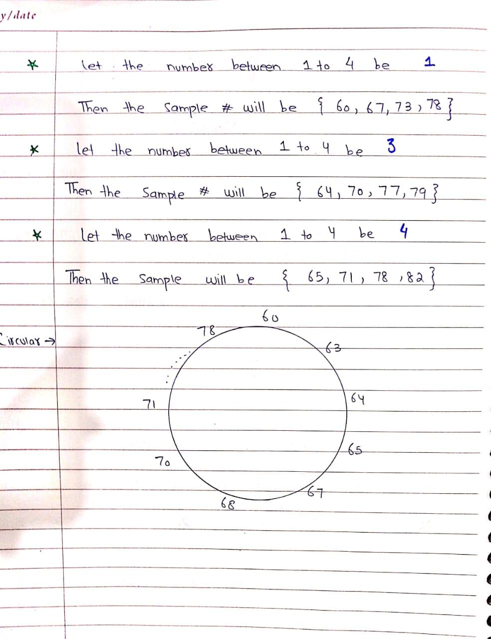 Solved Question: Systematic Sampling Method Suppose we have | Chegg.com